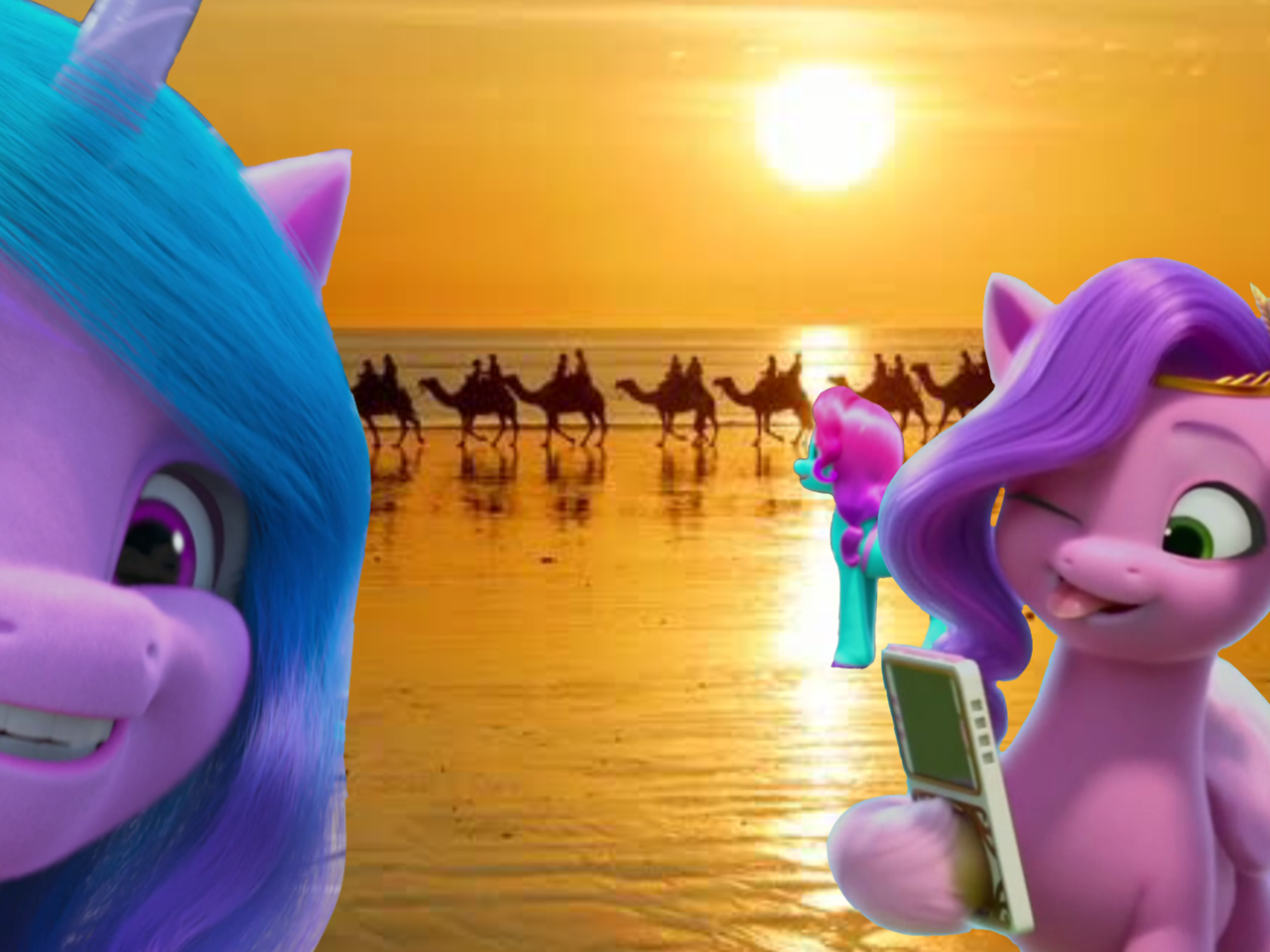 #2998554 - safe, edit, edited screencap, screencap, izzy moonbow, jazz ...