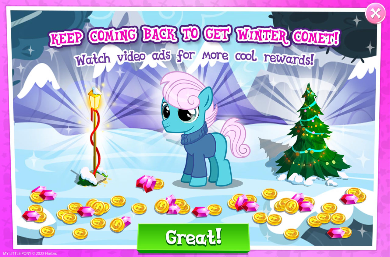 #2998892 - safe, gameloft, idw, winter comet, earth pony, pony, g4, my ...