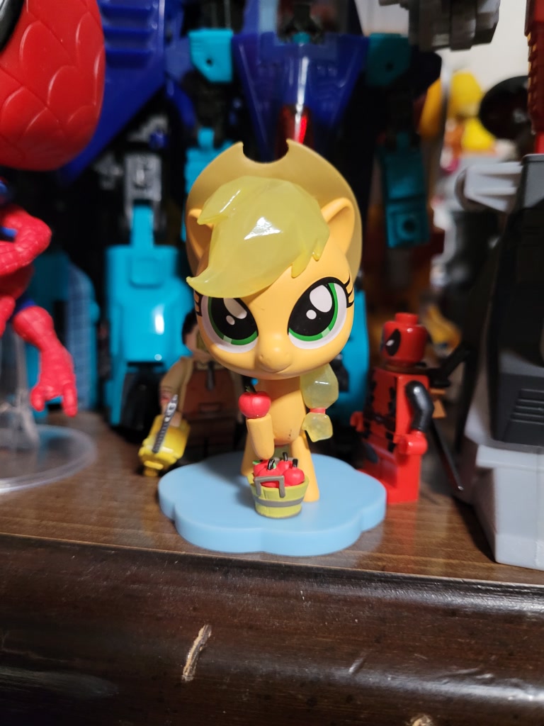 #2998983 - safe, applejack, earth pony, pony, g4, apple, blind bag ...