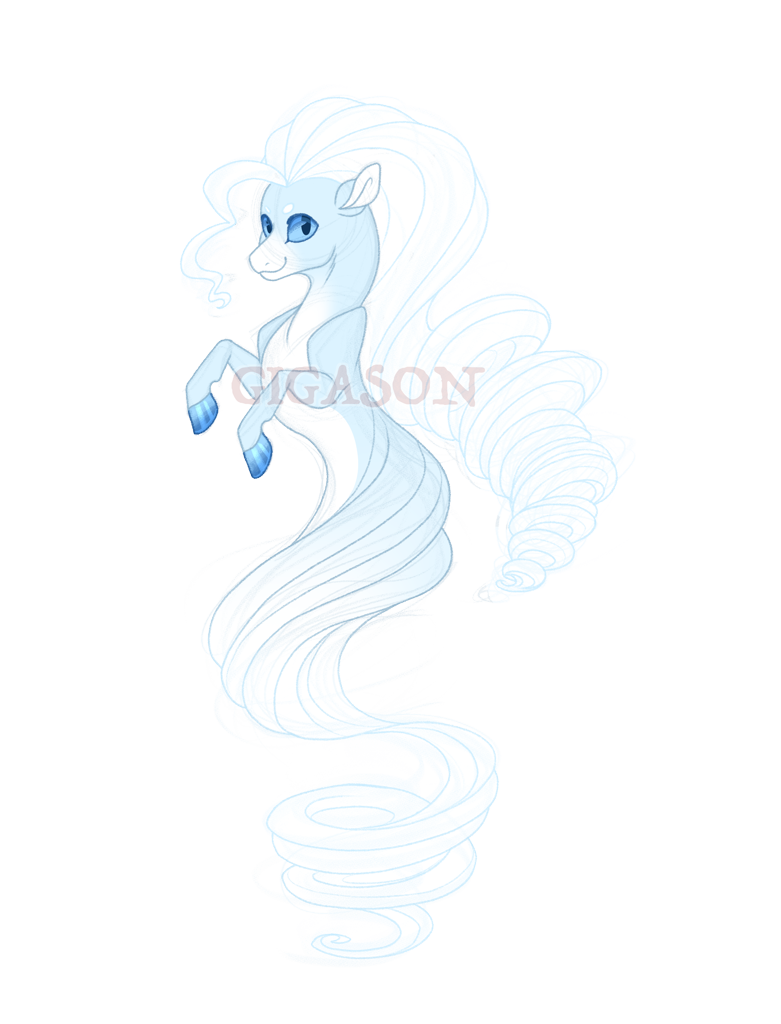 #3004210 - safe, artist:gigason, oc, oc:genie, hybrid, wendigo, high ...