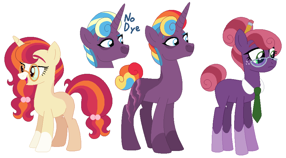 #3006106 - safe, artist:strawberry-spritz, oc, oc only, earth pony, pony, unicorn, g4, base used ...