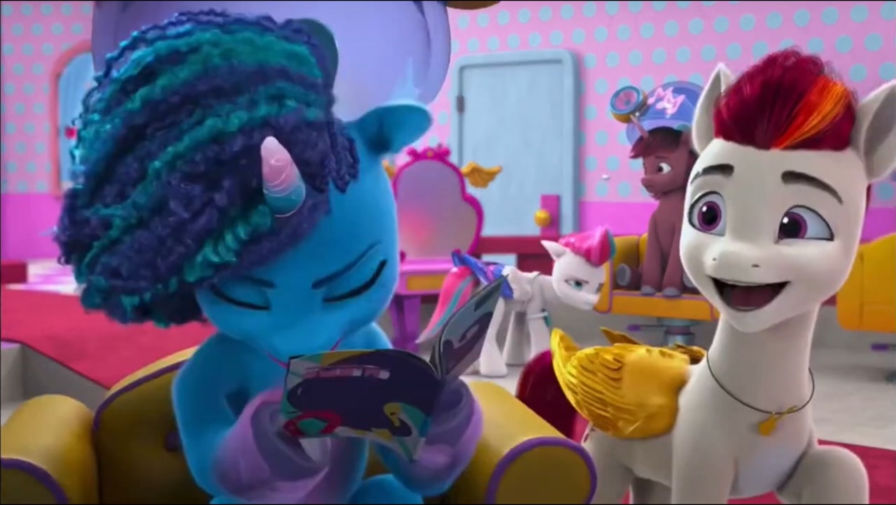 #3006538 - safe, screencap, misty, rocky riff, strawberry spark, zipp ...