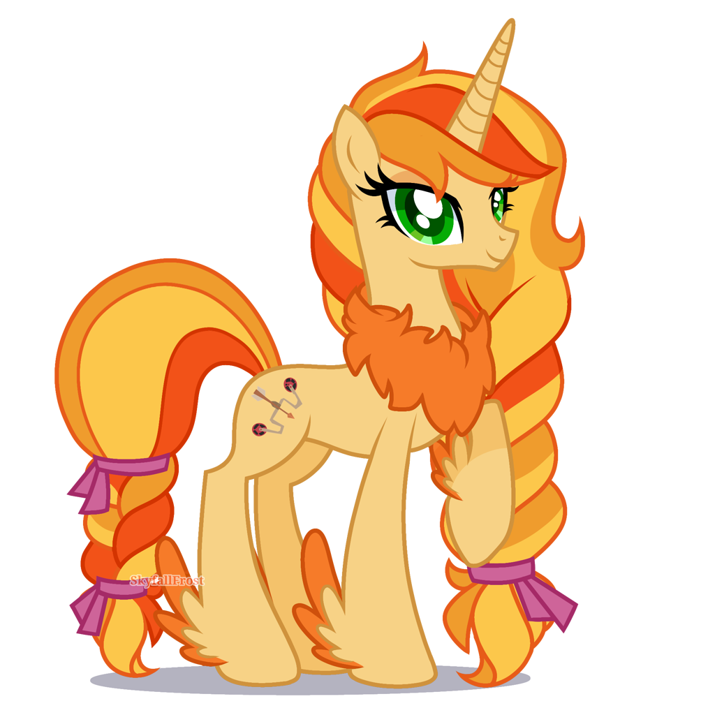 #3006836 - safe, artist:skyfallfrost, oc, oc only, oc:huntress, pony ...