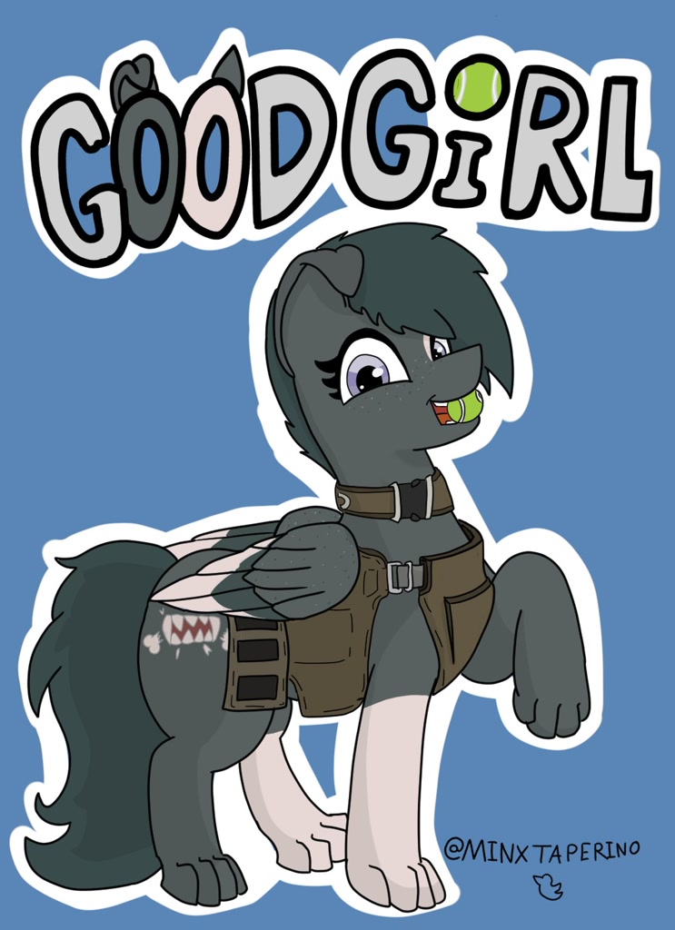 #3008264 - safe, artist:minxtaperino, oc, oc:lacy, dog, dog pony ...