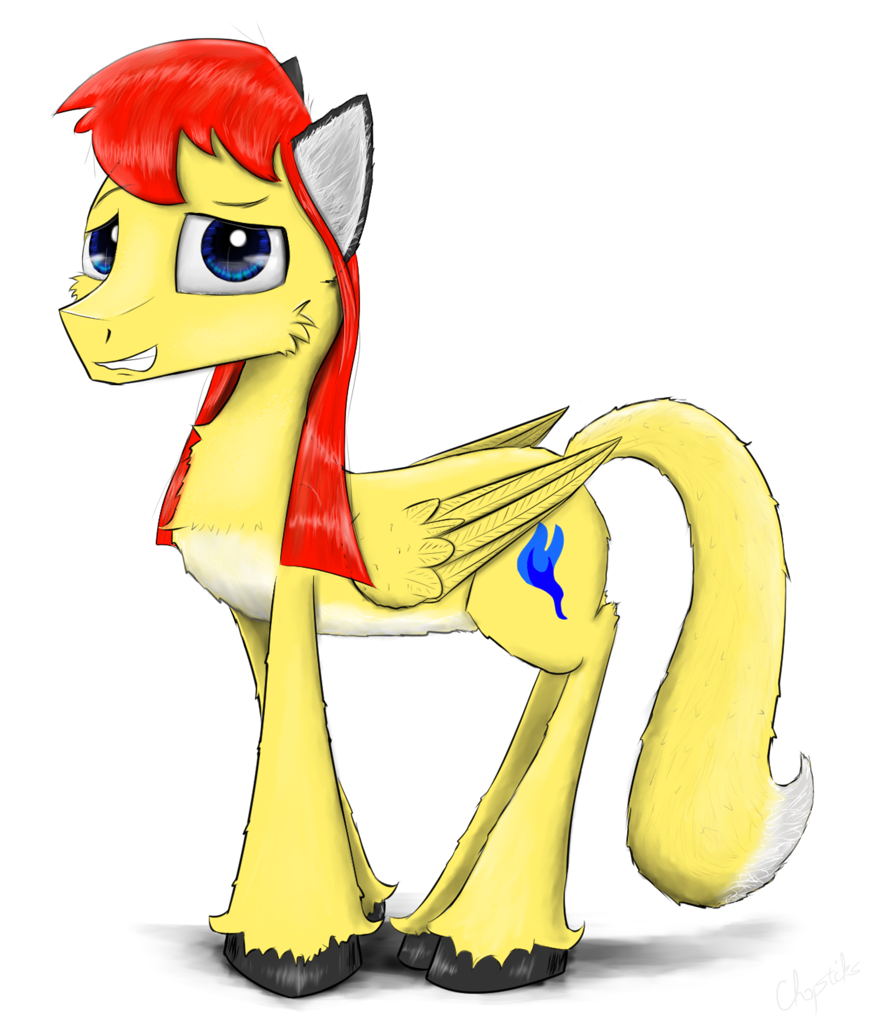 #3008884 - safe, artist:chopsticks, oc, oc only, oc:crimson azure, fox ...