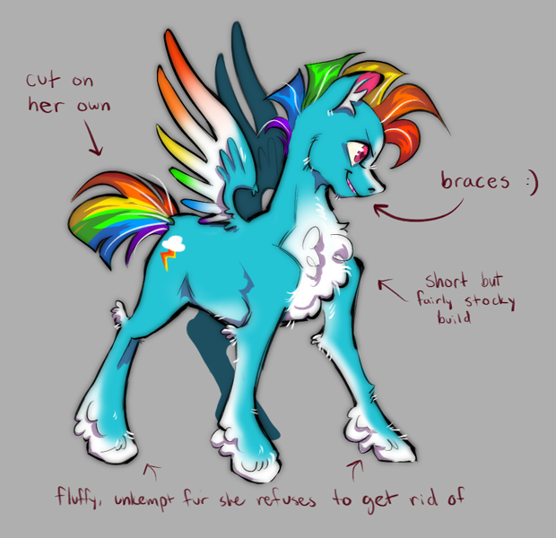 Wolf Rainbow Dash