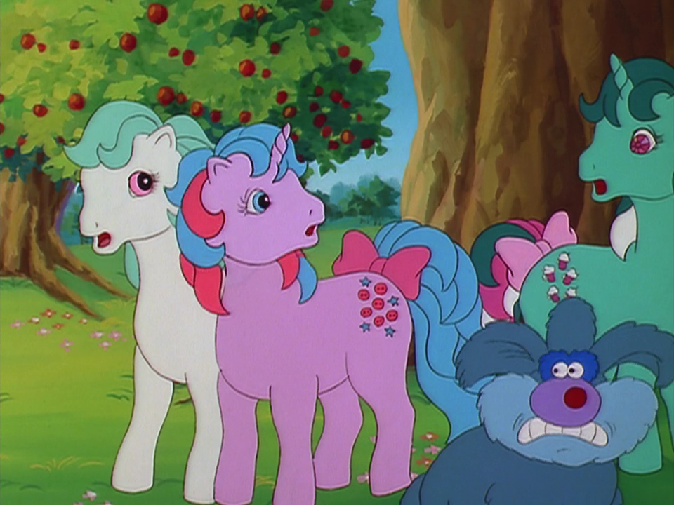 #3009156 - safe, screencap, buttons (g1), cupcake (g1), fizzy, earth ...