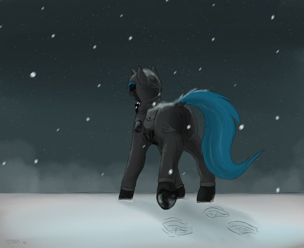 #3009452 - safe, artist:stray prey, oc, oc only, oc:lucent, pony, unicorn, solo - Derpibooru