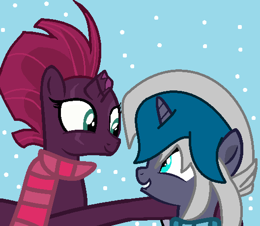 #3009715 - safe, artist:jadeharmony, artist:princess-kitsune-tsu, tempest shadow, oc, oc ...