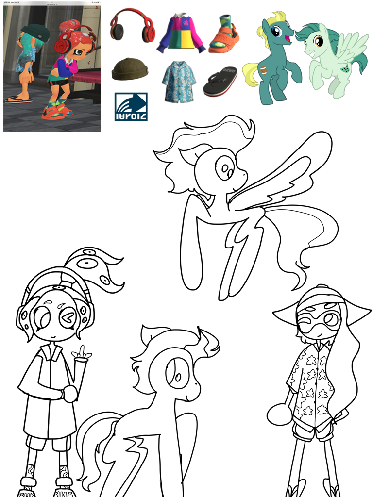 #3010239 - safe, artist:enperry88, end zone, ocarina green, earth pony ...