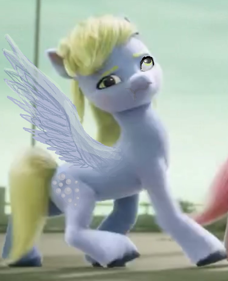 #2999188 - safe, edit, edited screencap, screencap, derpy hooves, pegasus, pony, g4, g5, my ...
