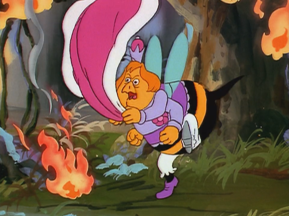 #3010948 - safe, screencap, queen bumble, bee, insect, anthro, g1, my ...