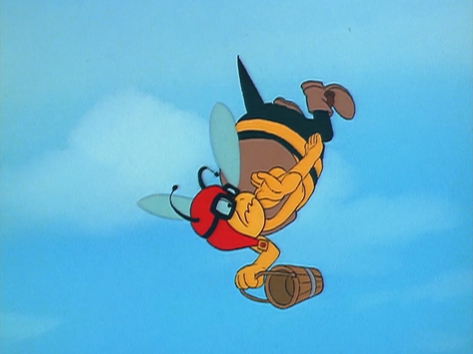 #3010952 - safe, screencap, pointer (g1), bee, insect, anthro, g1, my ...