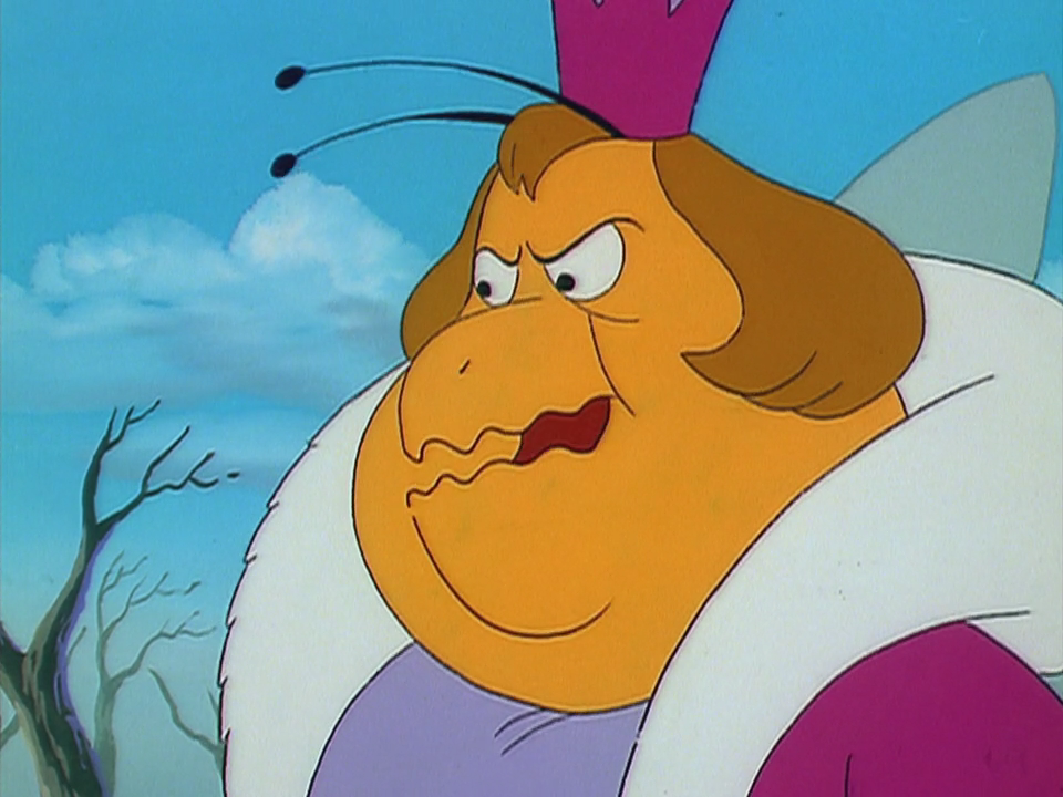 #3011020 - safe, screencap, queen bumble, bee, insect, anthro, g1, my ...