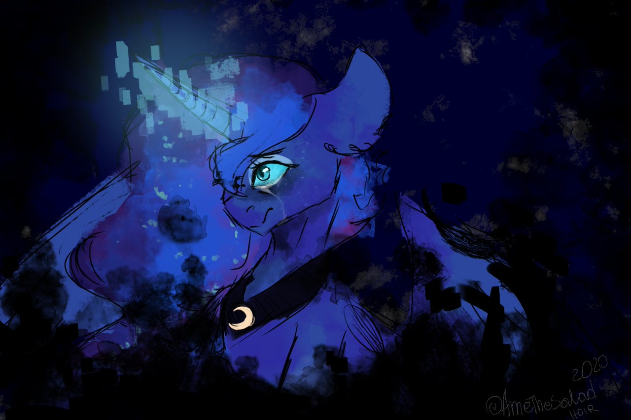 #3011688 - safe, artist:ametff3, princess luna, alicorn, pony, g4 ...