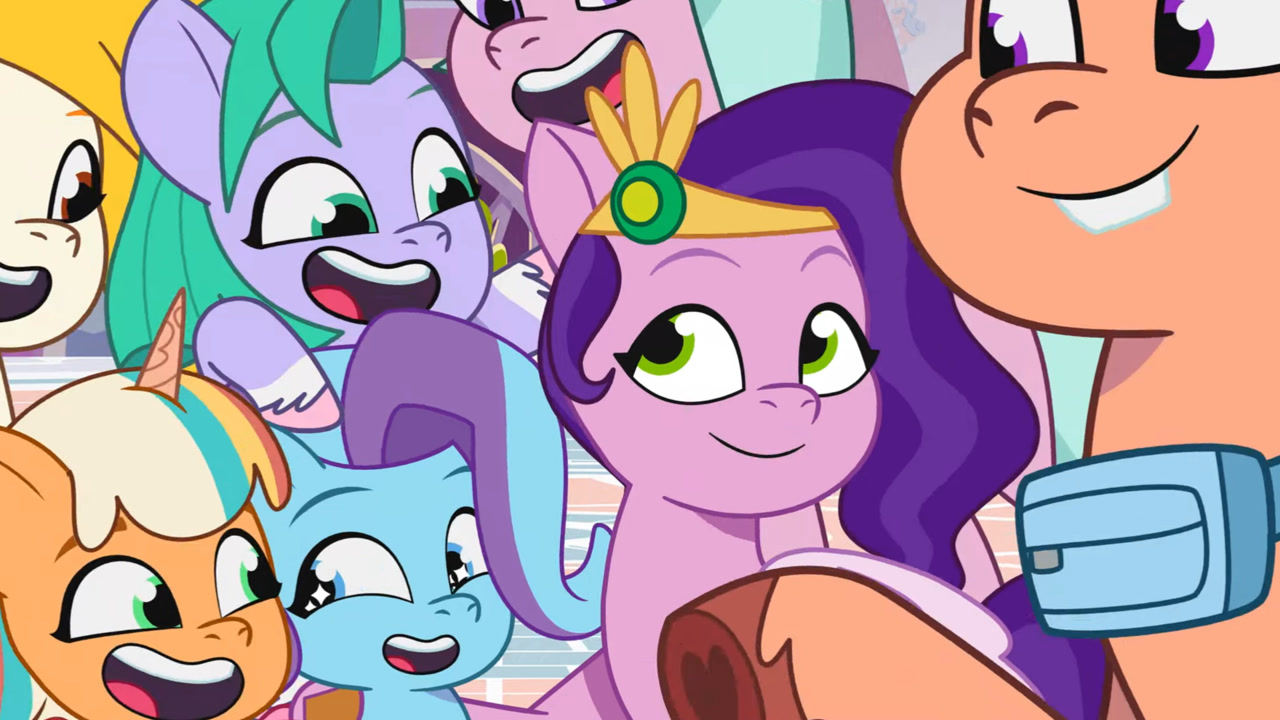 #3011953 - safe, screencap, berries (g5), dahlia, flare (g5), glory (g5), peach fizz, pipp ...