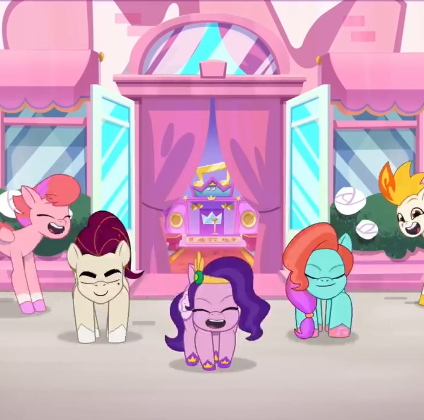 #3012496 - safe, screencap, flare (g5), jazz hooves, pipp petals, rocky ...