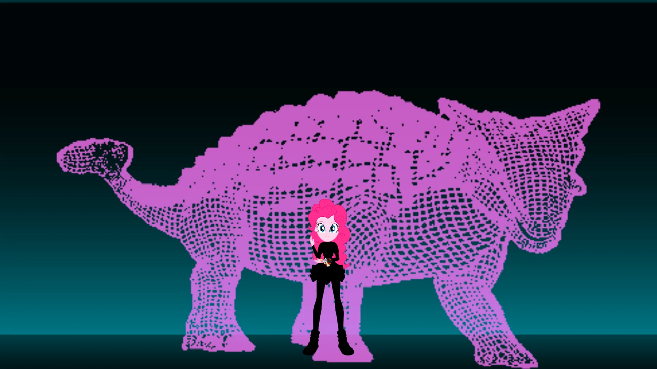 #3013884 - safe, pinkie pie, ankylosaurus, dinosaur, human, equestria ...