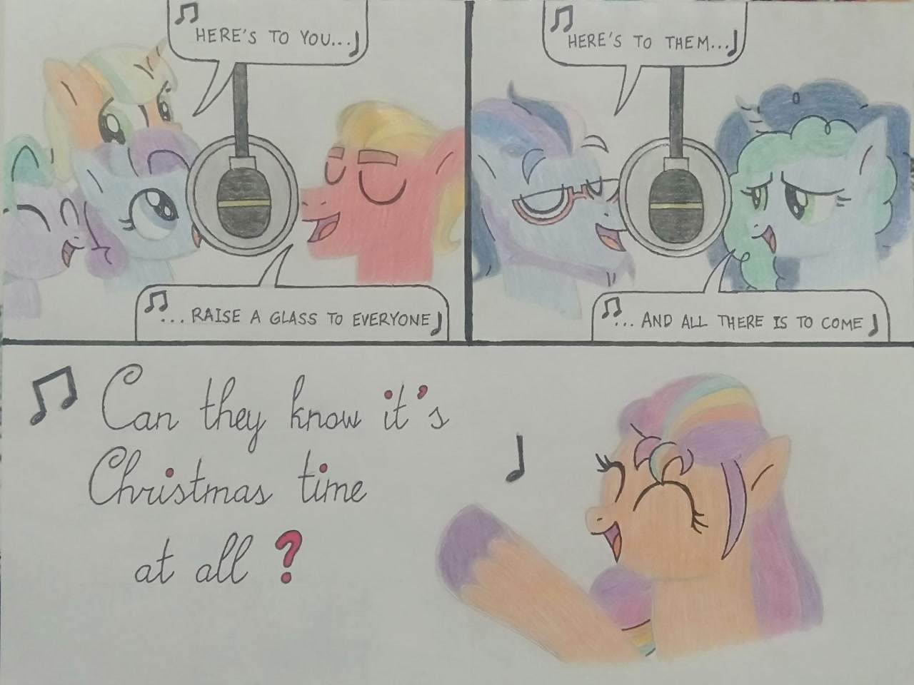 #3013952 - safe, artist:don2602, argyle starshine, glory (g5), misty brightdawn, peach fizz ...