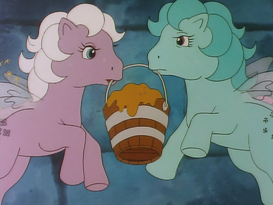 #3015039 - safe, screencap, forget me not, peach blossom, flutter pony ...