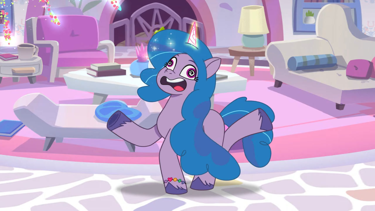 #3016343 - safe, screencap, izzy moonbow, pony, unicorn, firework-ing ...