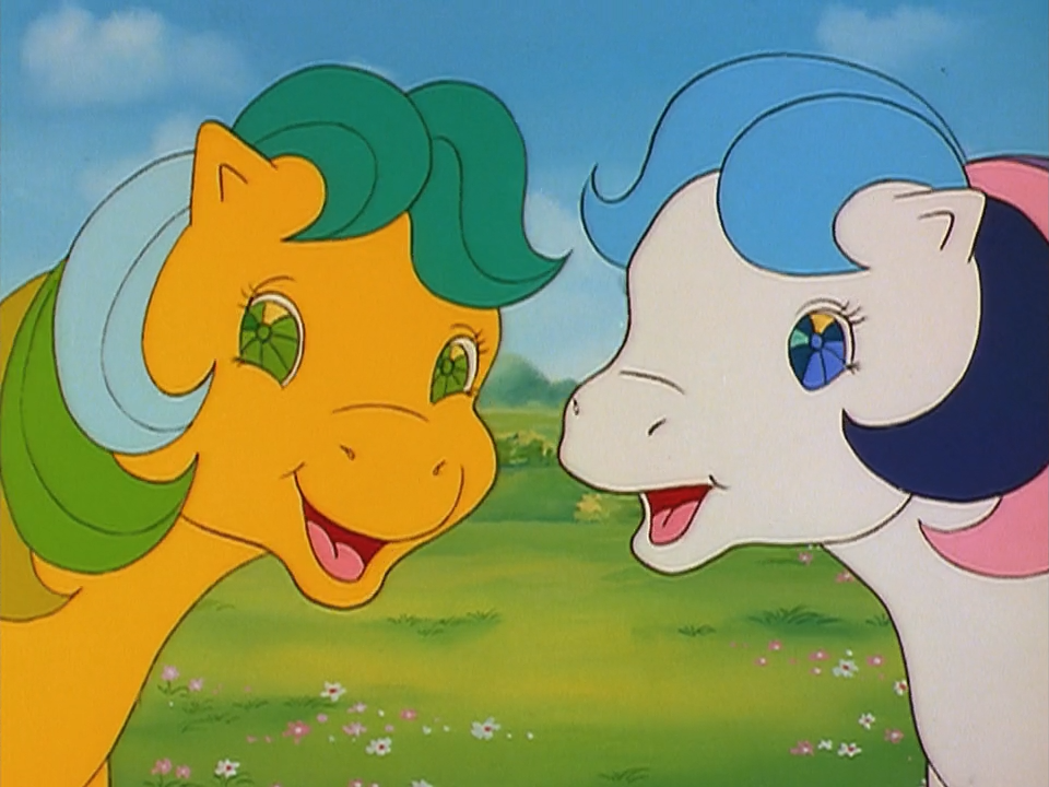 #3016476 - safe, screencap, gingerbread, masquerade (g1), earth pony ...