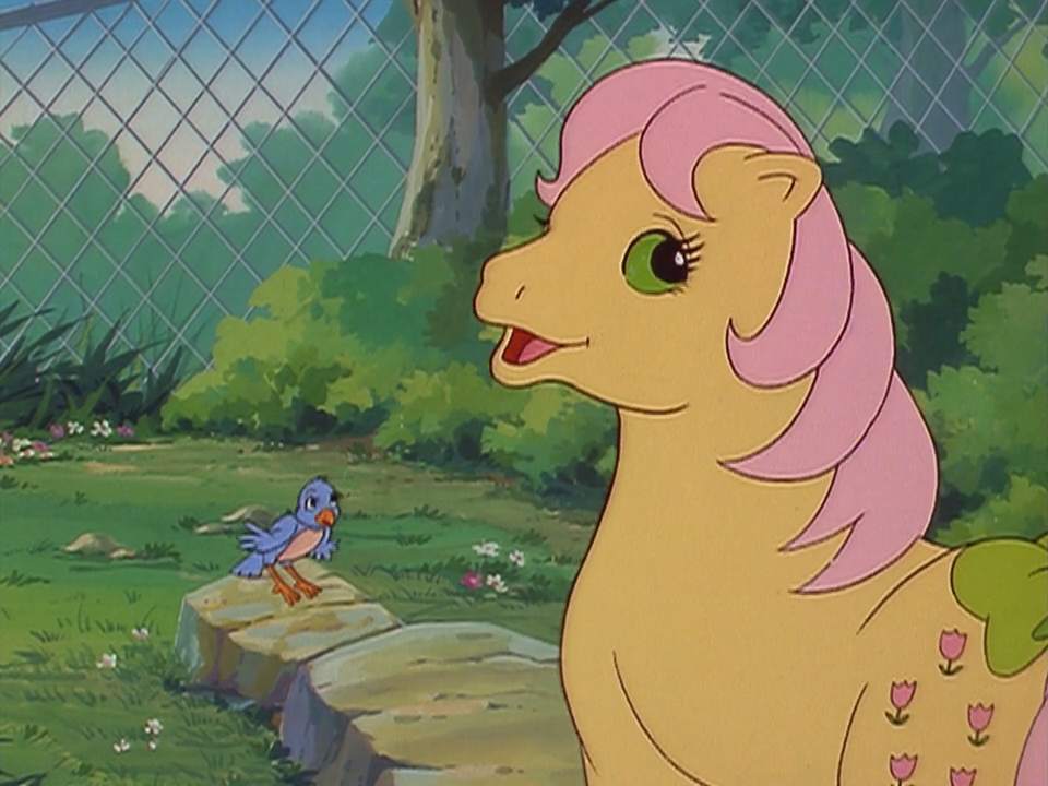 #3016760 - safe, screencap, posey, bird, earth pony, pony, fugitive ...