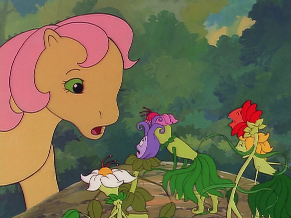 #3016762 - safe, screencap, posey, earth pony, florie, pony, fugitive flowers, g1, my little ...