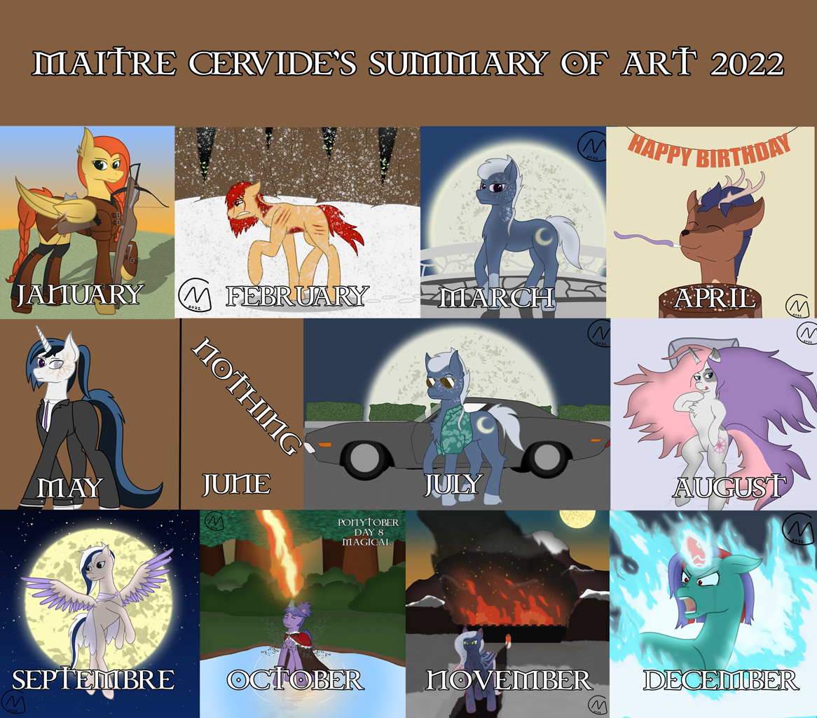 #3017242 - safe, artist:maître cervidé, oc, oc:arcana glyph, oc:arny ...