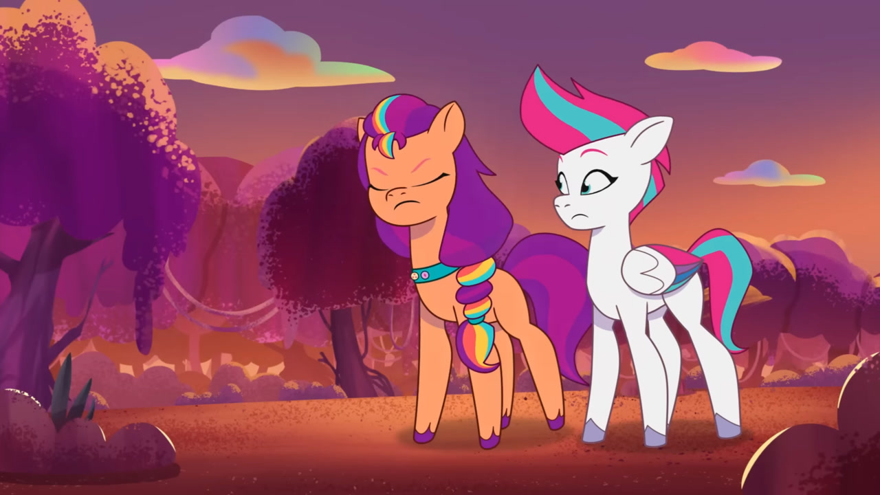 #3017570 - safe, screencap, sunny starscout, zipp storm, earth pony ...