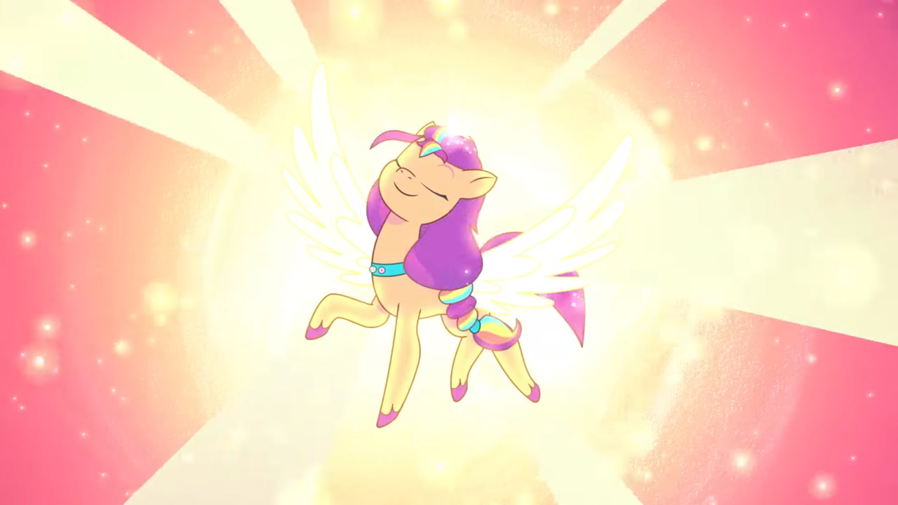 #3017580 - safe, screencap, sunny starscout, alicorn, pony, firework ...