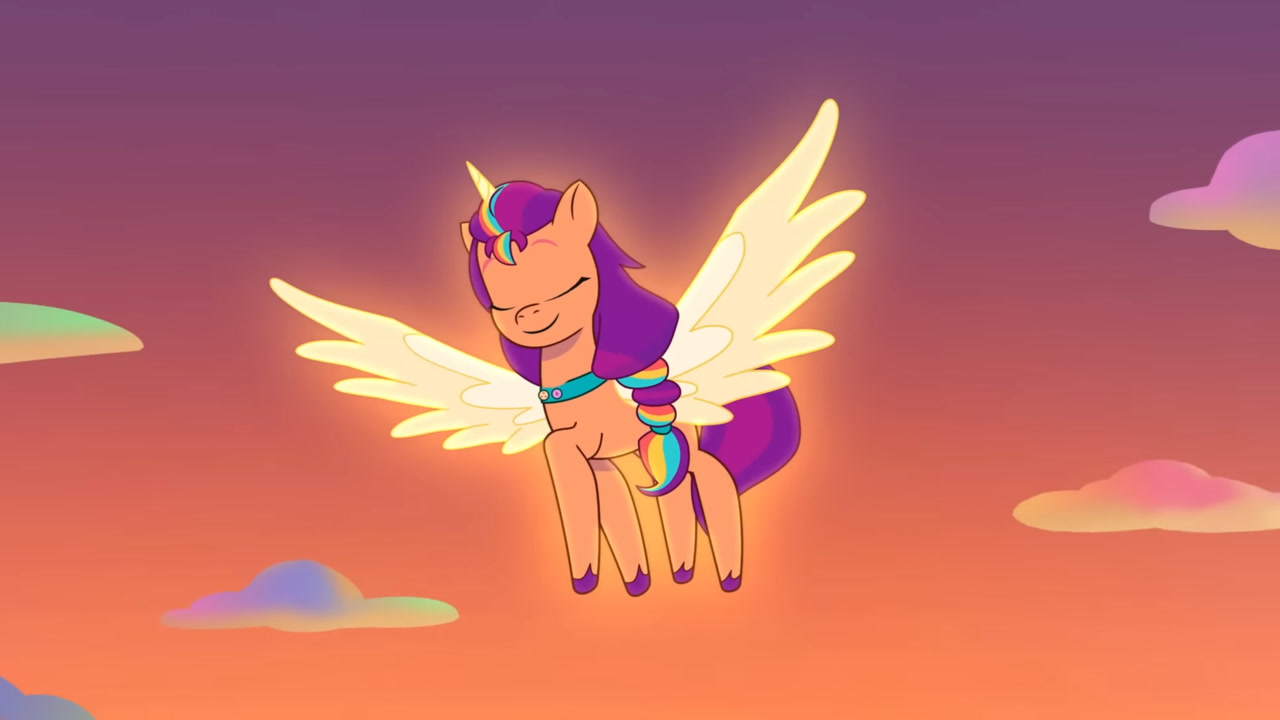 #3017652 - safe, screencap, sunny starscout, alicorn, pony, firework ...
