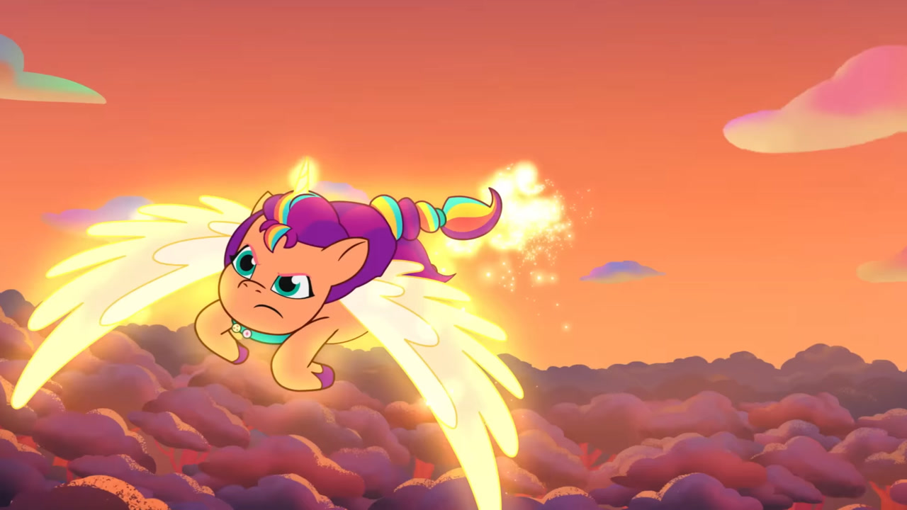 #3017657 - safe, screencap, sunny starscout, alicorn, pony, firework ...