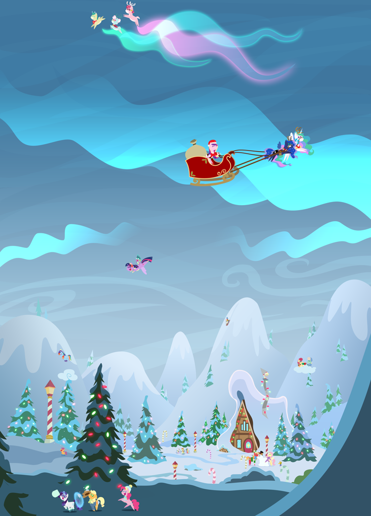 #3018082 - safe, anonymous artist, alice the reindeer, apple bloom ...