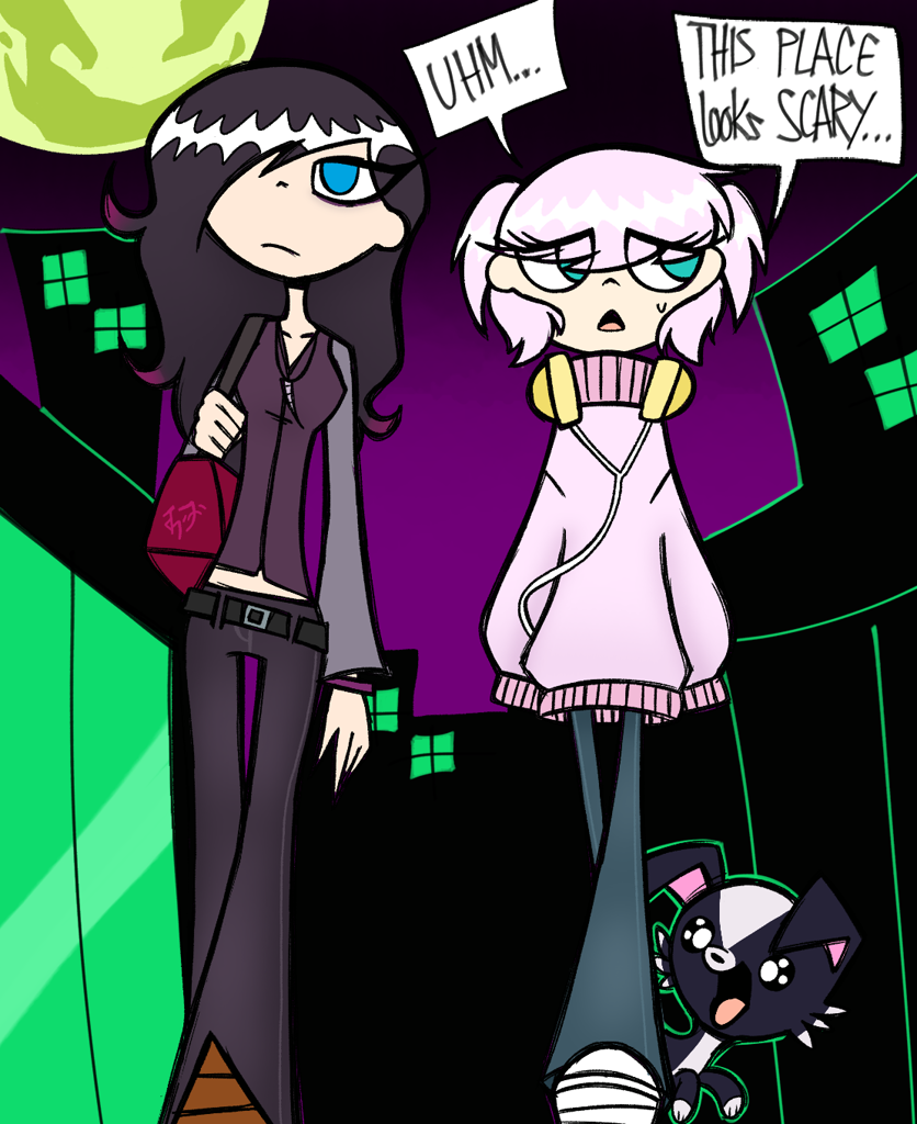 #3001837 - safe, artist:kysvil_xoxo, oleander (tfh), pom (tfh), dog ...