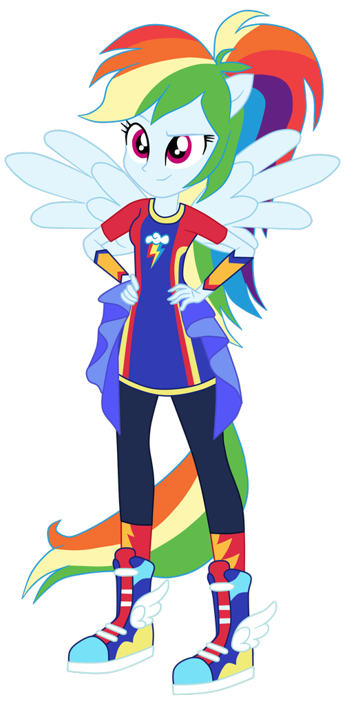#3002741 - safe, rainbow dash, human, cheer you on, equestria girls, g4 ...