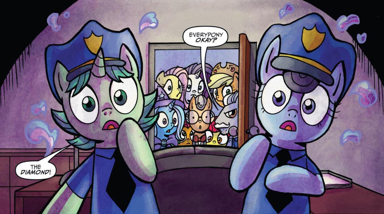 #3002853 - safe, artist:agnes garbowska, idw, official comic, apple ...