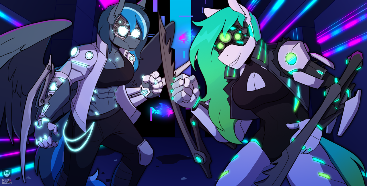 #3002877 - source needed, safe, artist:redxbacon, oc, oc only, oc:gumdrop, oc:rainshadow, earth ...