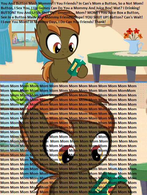 #3003075 - suggestive, artist:jan, edit, button mash, earth pony, pony ...