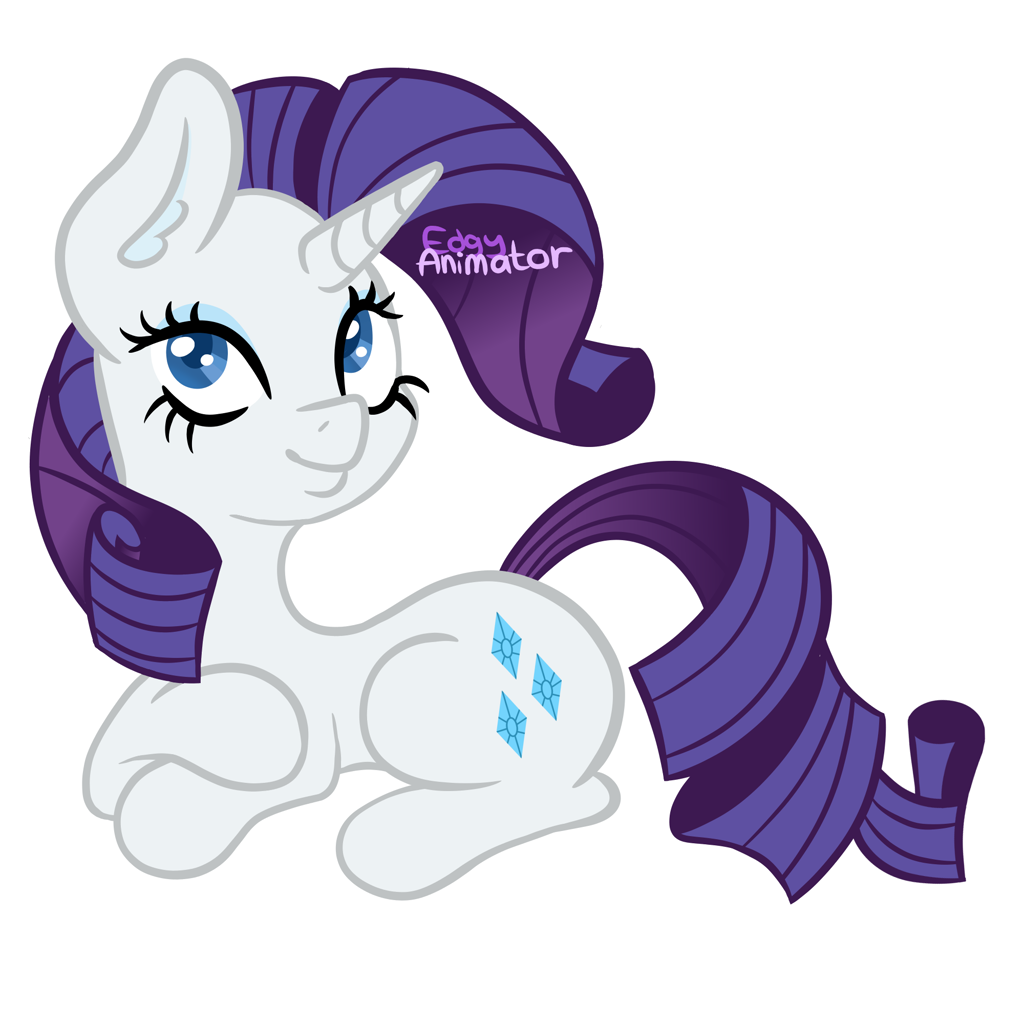 #3003144 - safe, artist:edgyanimator, rarity, pony, unicorn, g4, blue ...