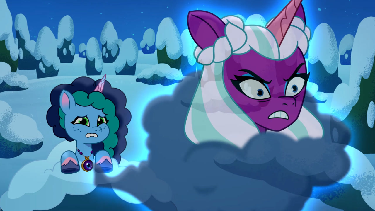 #3003400 - safe, screencap, misty brightdawn, opaline arcana, alicorn ...