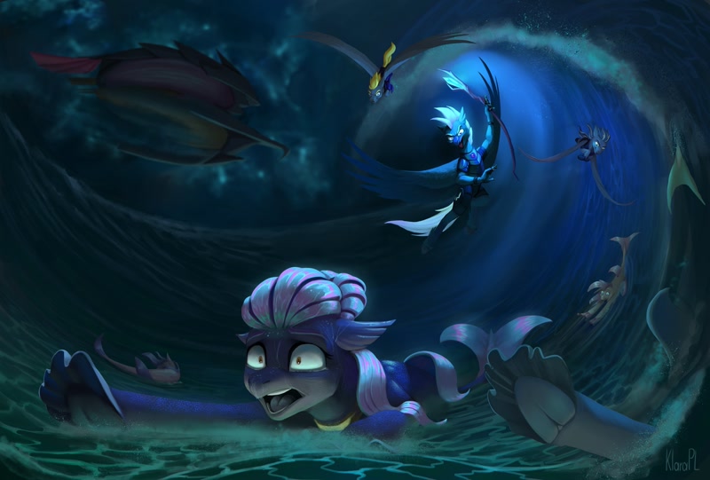 Evil Pegasus Drawing