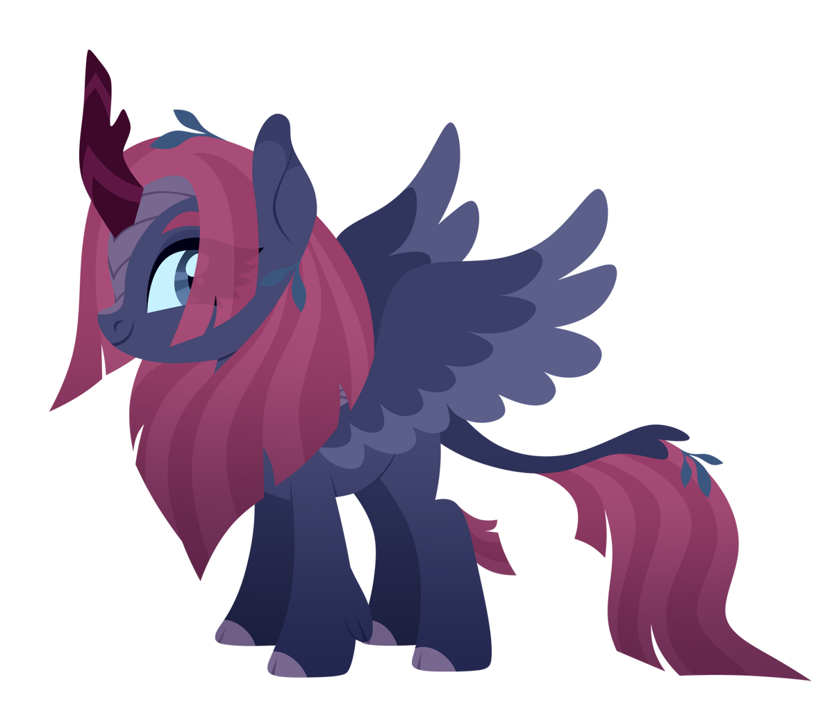 #2796699 - safe, artist:kabuvee, oc, kirin, winged kirin, female ...