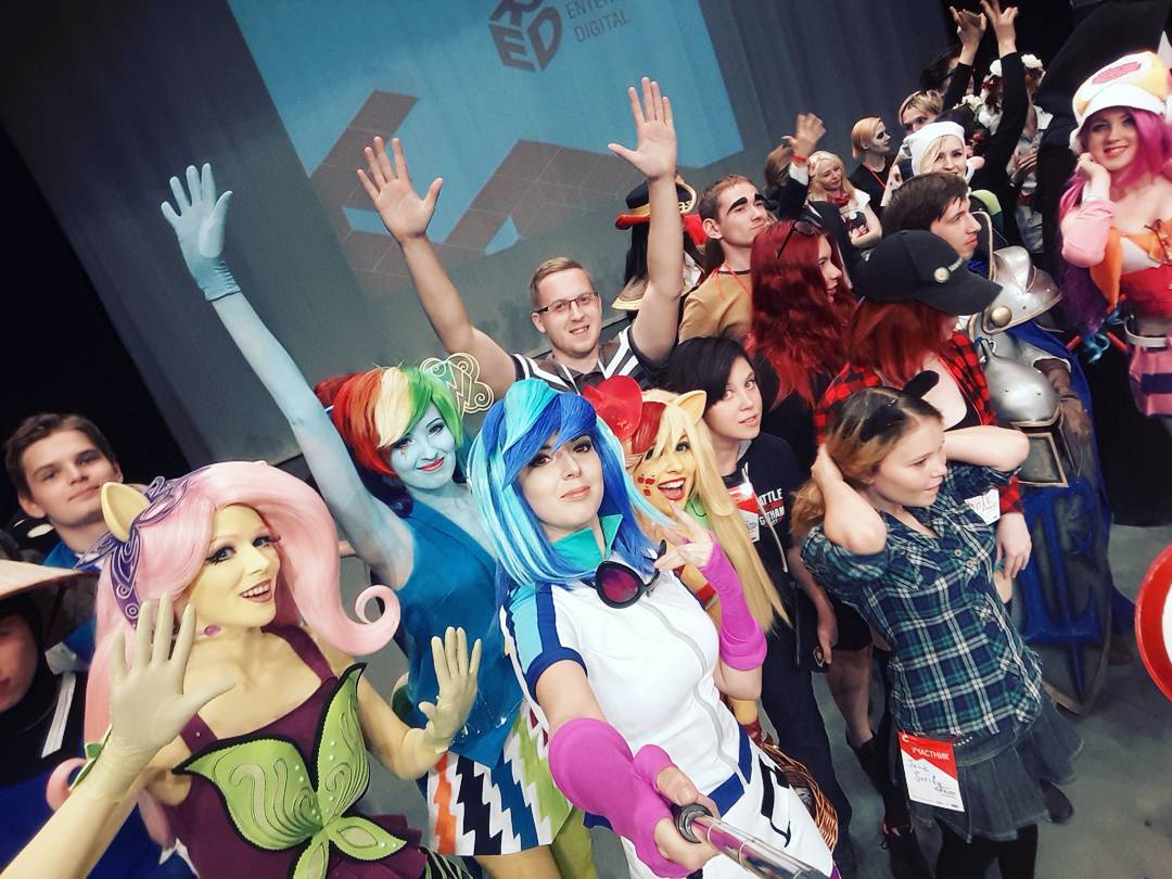 #2805259 - safe, artist:rei-doll, artist:ryoko-demon, applejack, dj pon ...