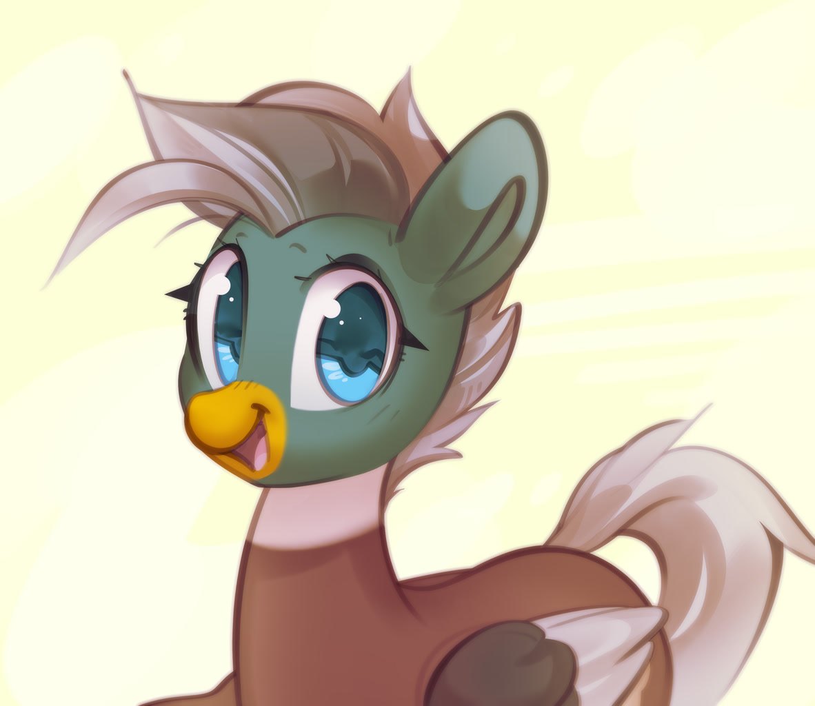 #2812462 - safe, artist:mirroredsea, oc, oc only, oc:duk, duck pony ...