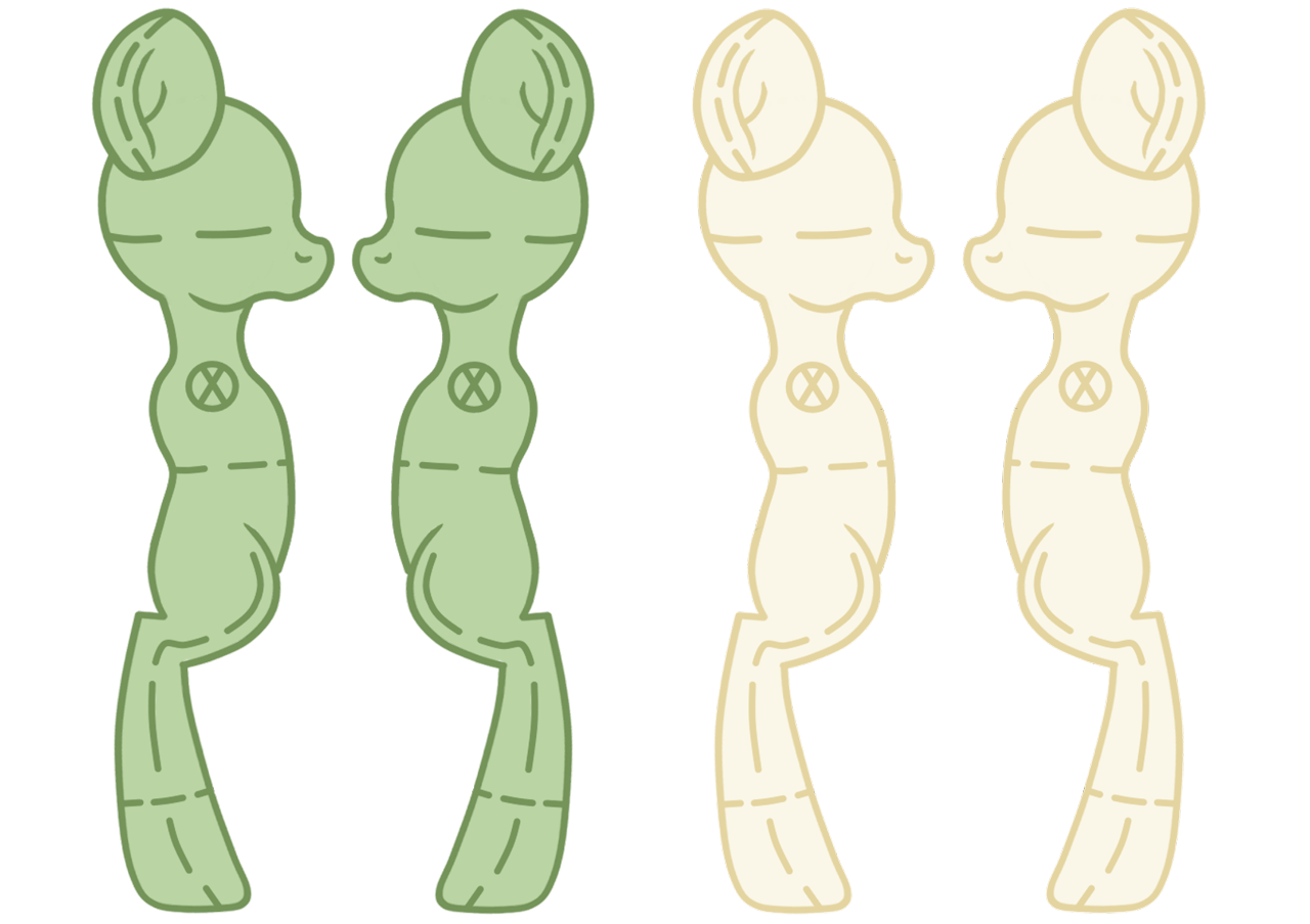 #2813627 - safe, artist:galeemlightseraphim, oc, oc only, earth pony, semi-anthro, bald, base ...