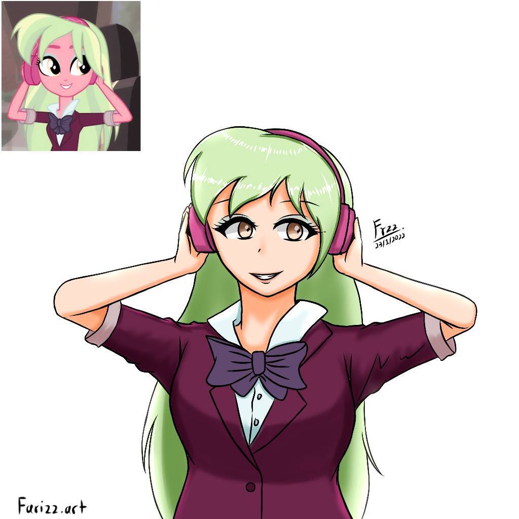 #2815236 - safe, artist:lencai123, lemon zest, human, equestria girls ...