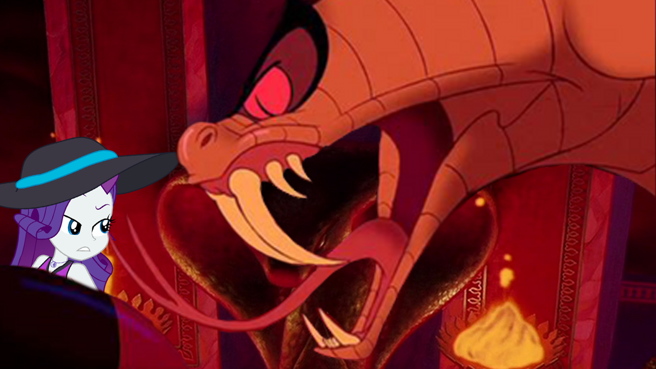 #2799021 - safe, artist:ocean lover, rarity, cobra, snake, equestria ...