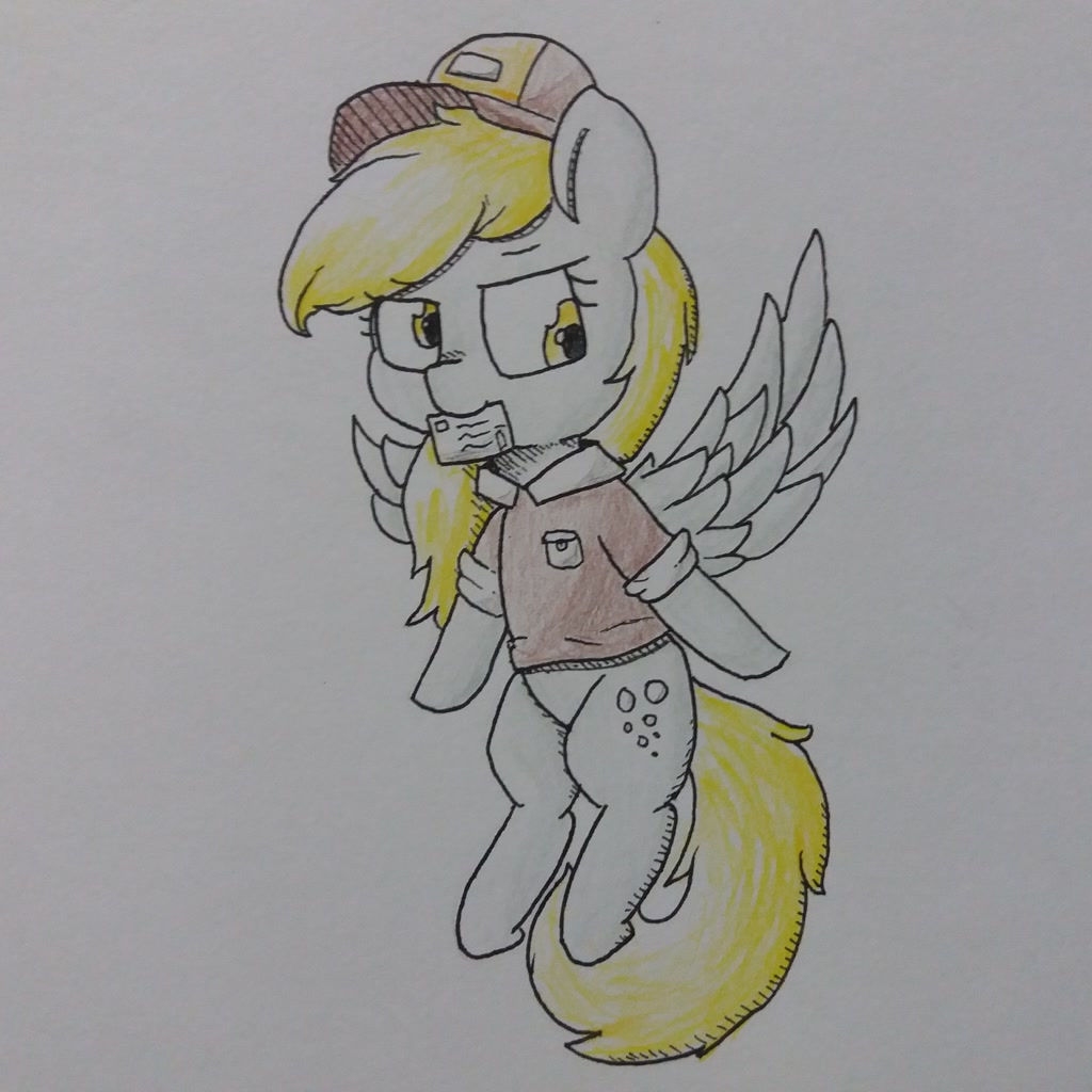 #2800066 - safe, artist:cherro, derpy hooves, pegasus, pony, g4 ...