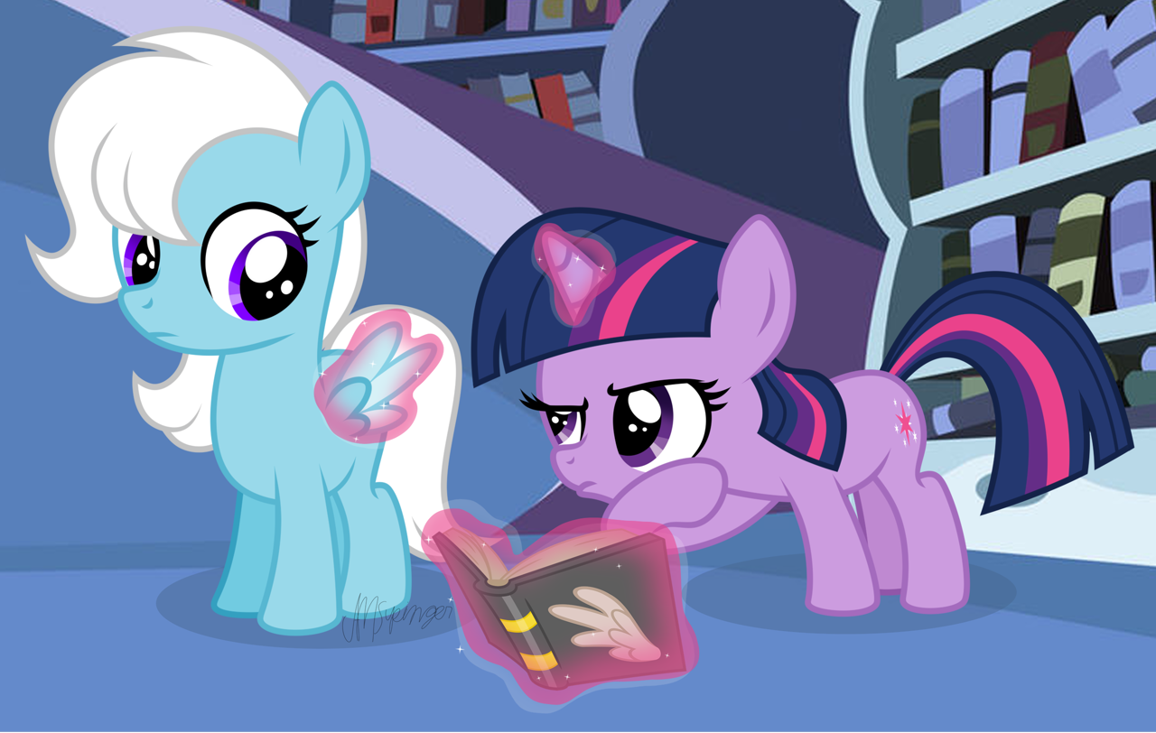 #2817007 - safe, artist:feather_bloom, twilight sparkle, oc, oc:feather ...